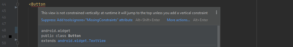解决：This view is not constrained vertically: at runtime it will jump to the top unless you... - ITmob